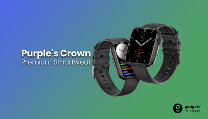 Purple Crown Smartwatch Price In Nepal, Specification And Feature